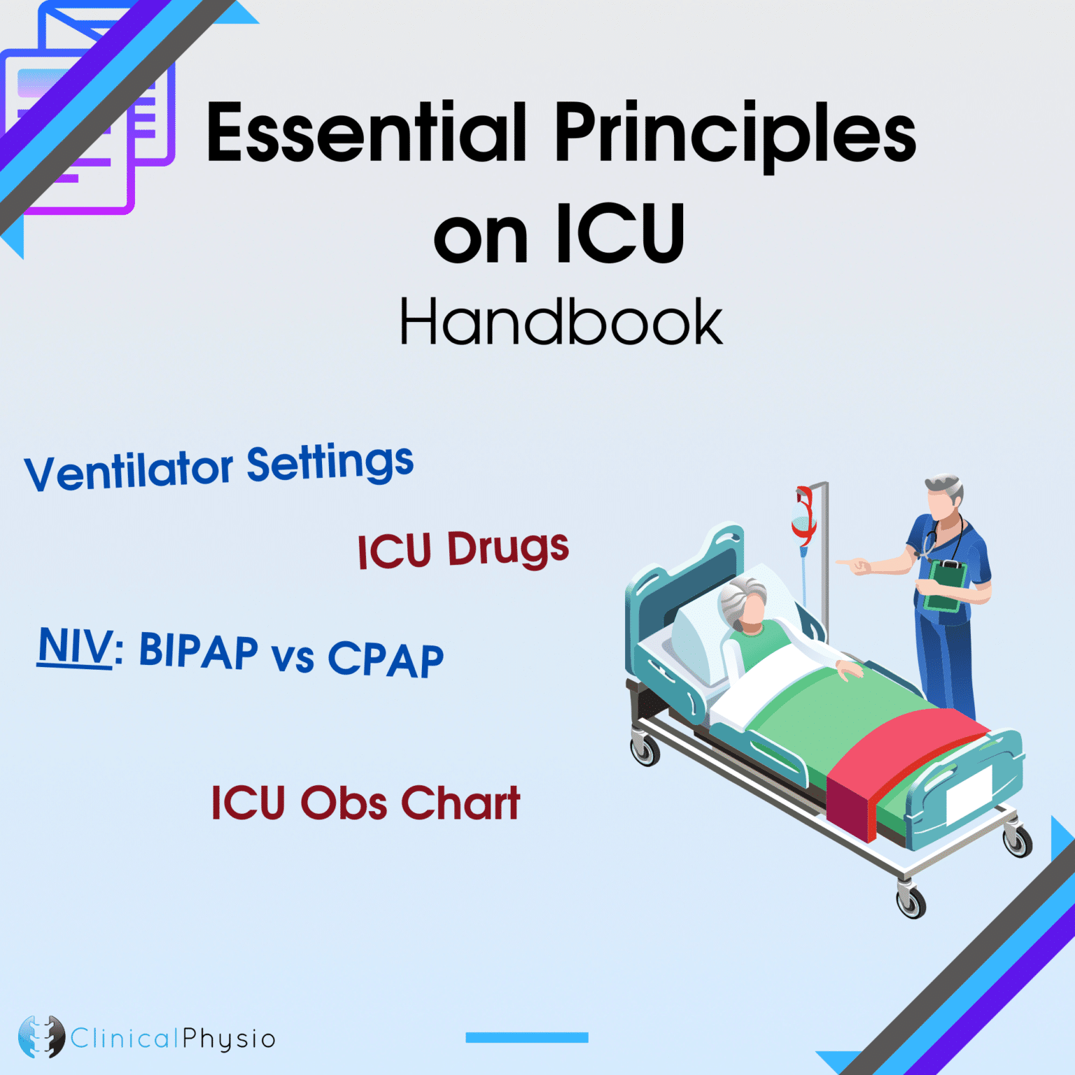 Essential Principles on ICU Handbook | Clinical Physio