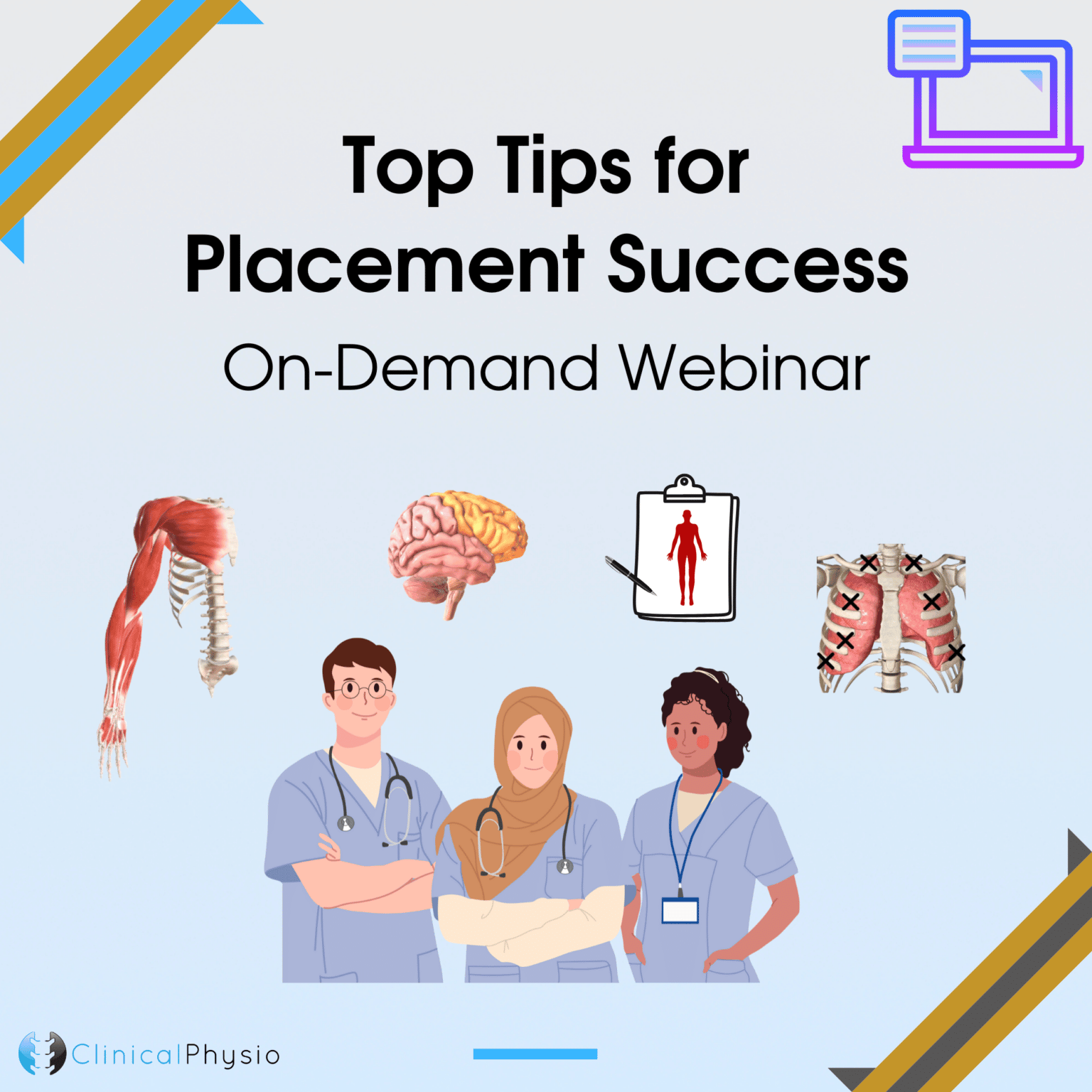 Top Tips for Placement Success On-Demand Webinar | Clinical Physio