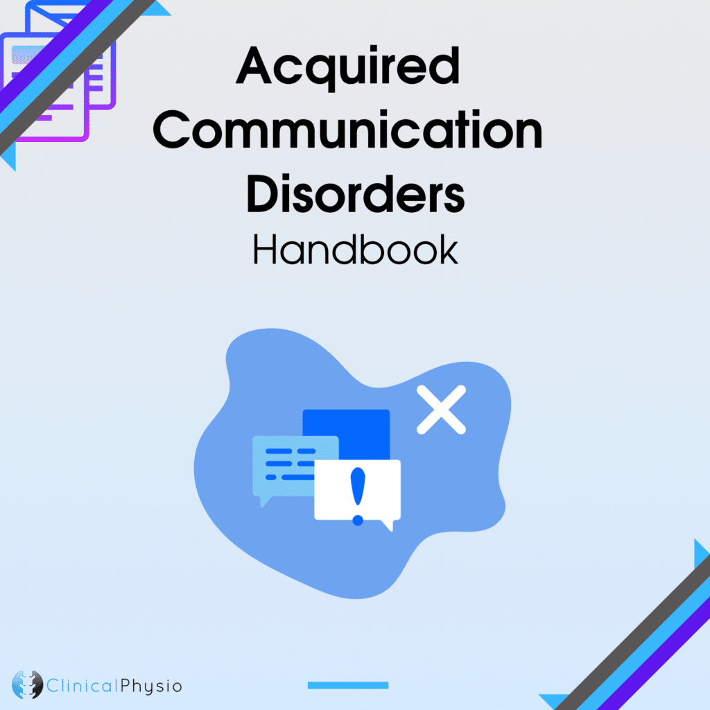 Aphasia and Acquired Communication Disorders Handbook | Clinical Physio