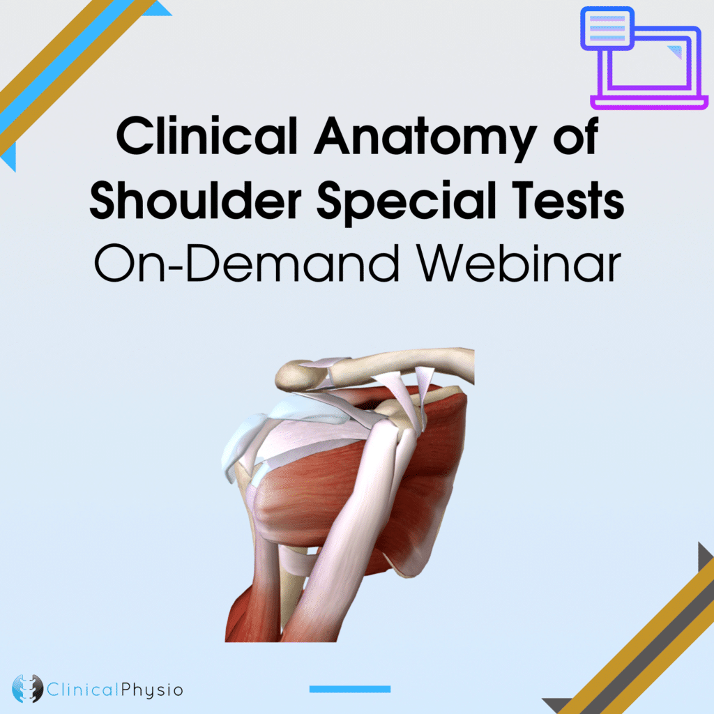 Clinical Anatomy of Shoulder Special Tests On-Demand Webinar | Clinical ...