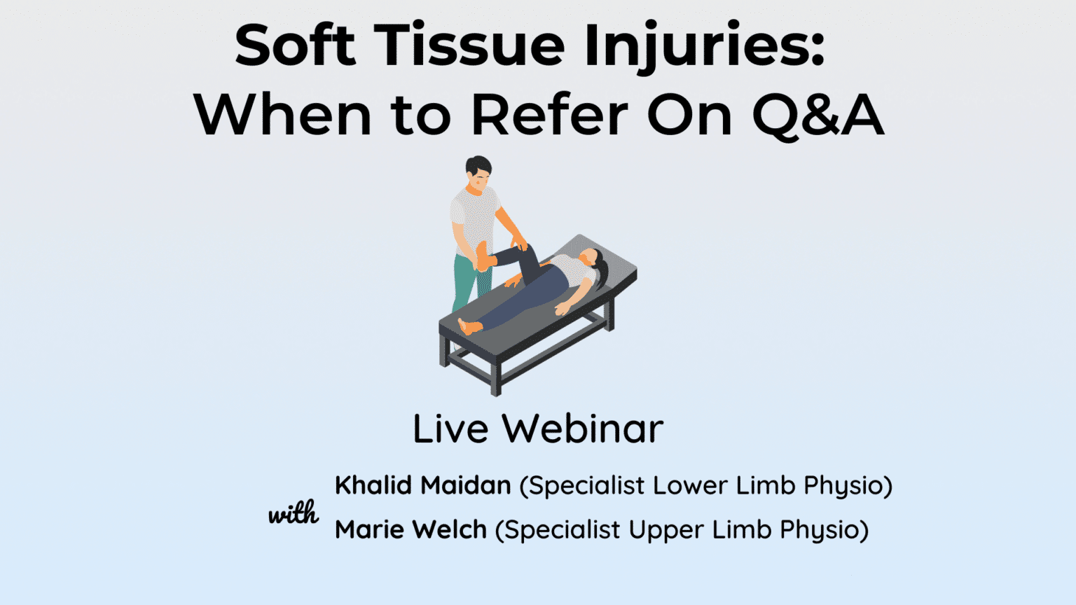 LIVE Webinars | Clinical Physio