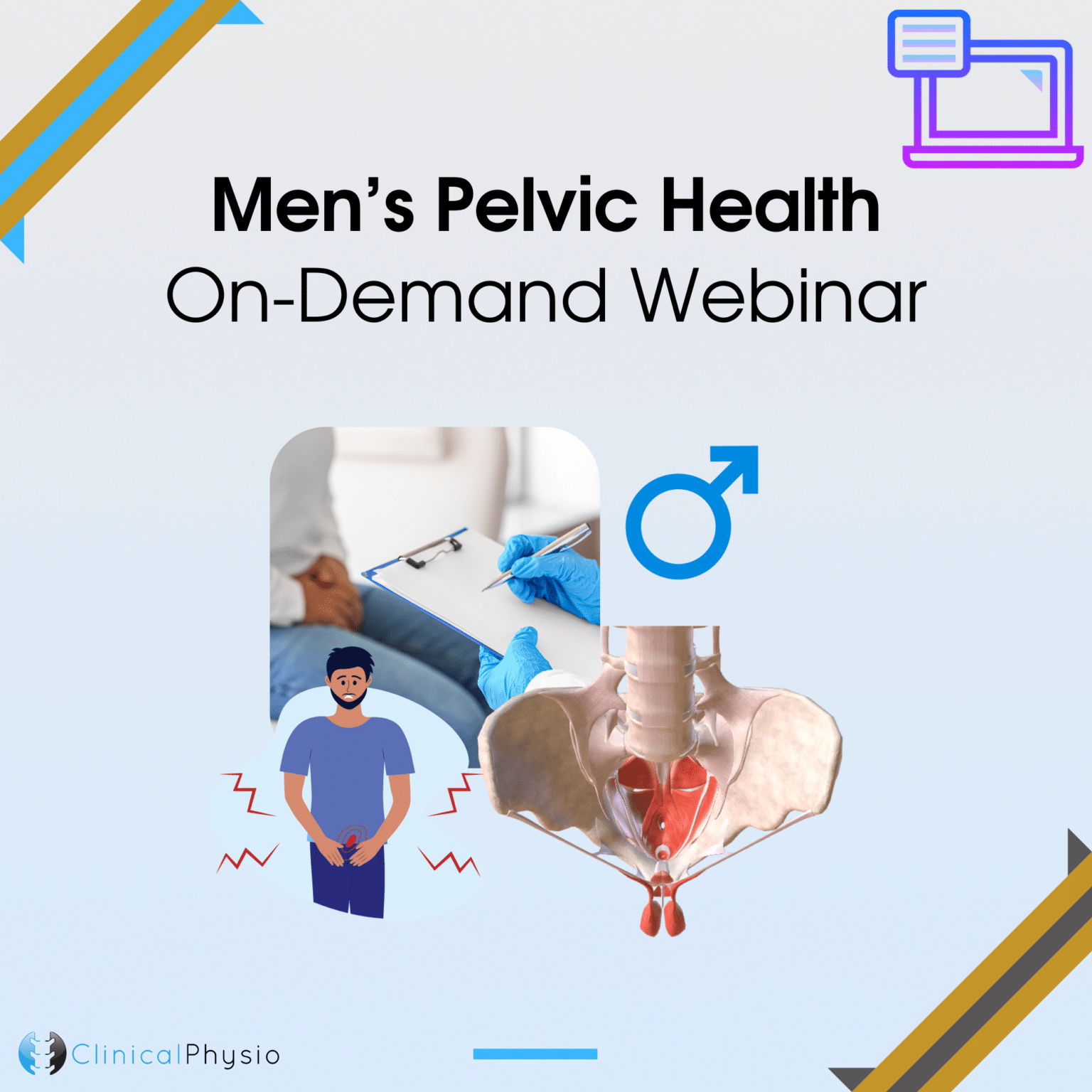 Men’s Pelvic Health On-Demand Webinar | Clinical Physio