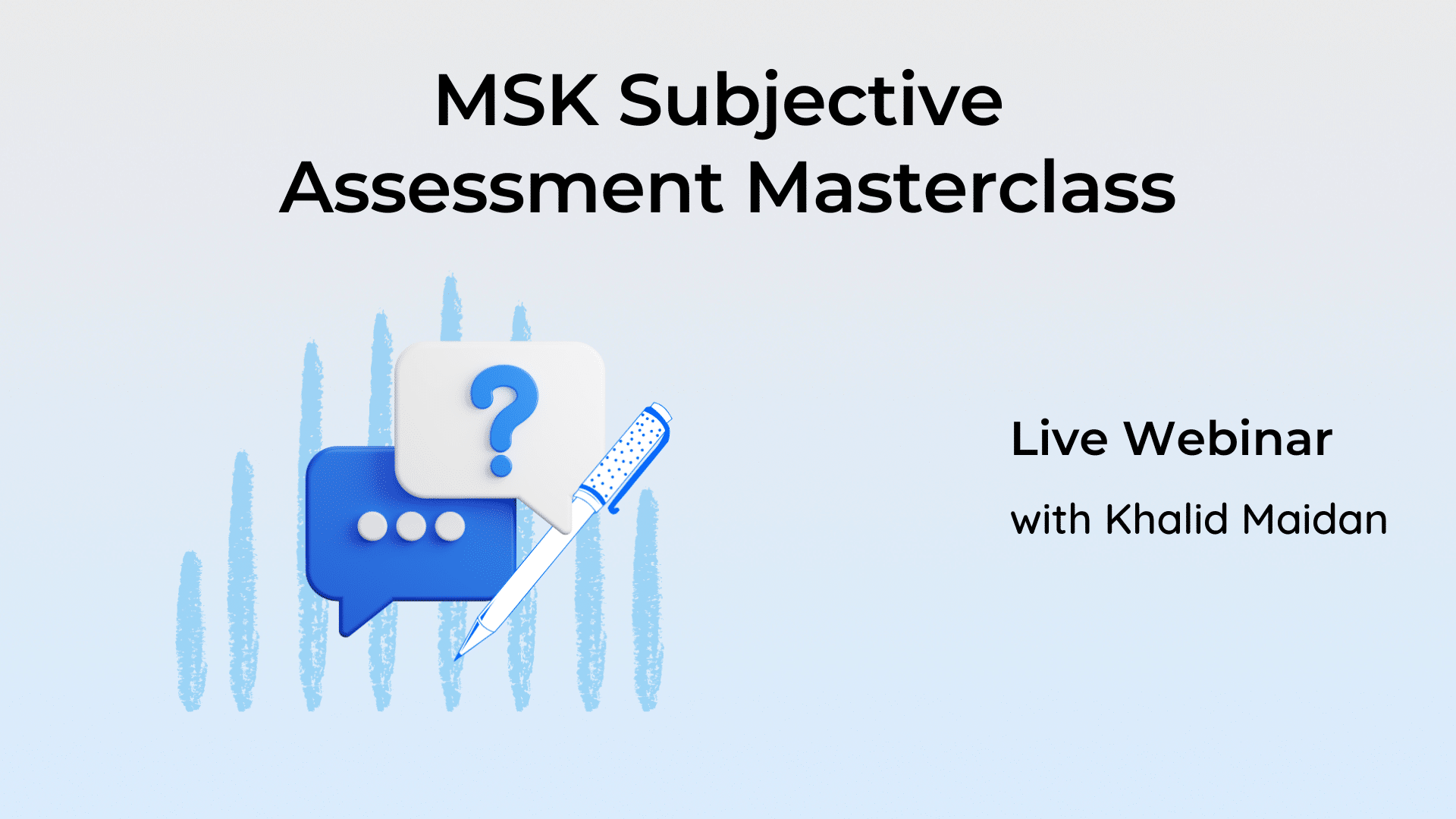 LIVE Webinars | Clinical Physio