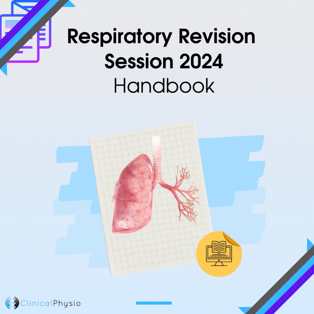 Respiratory Revision 2024 Handbook | Clinical Physio