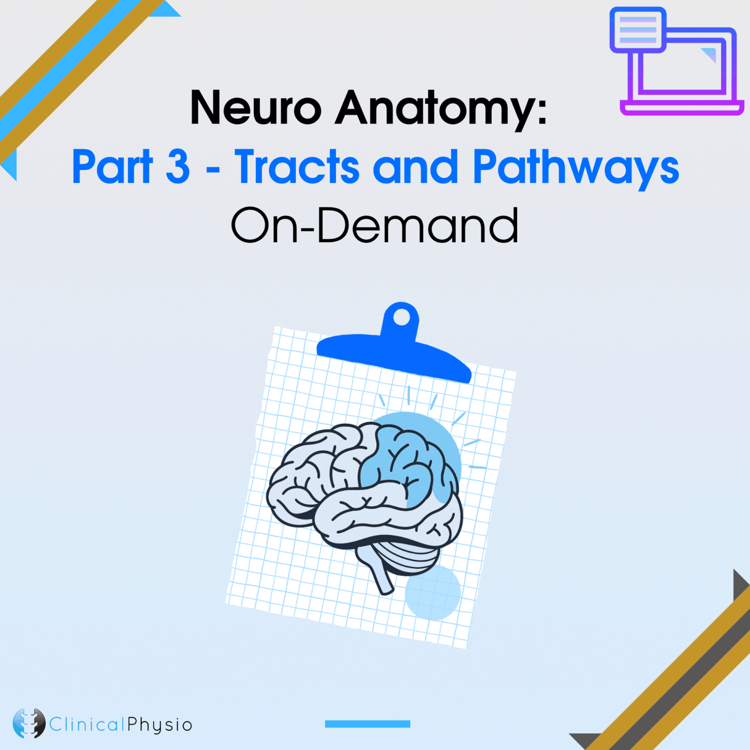 Neuro Anatomy: Part 3 - Tracts and Pathways On-Demand Webinar ...