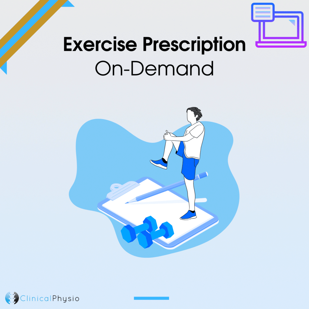 Exercise Prescription On-Demand Course | Clinical Physio